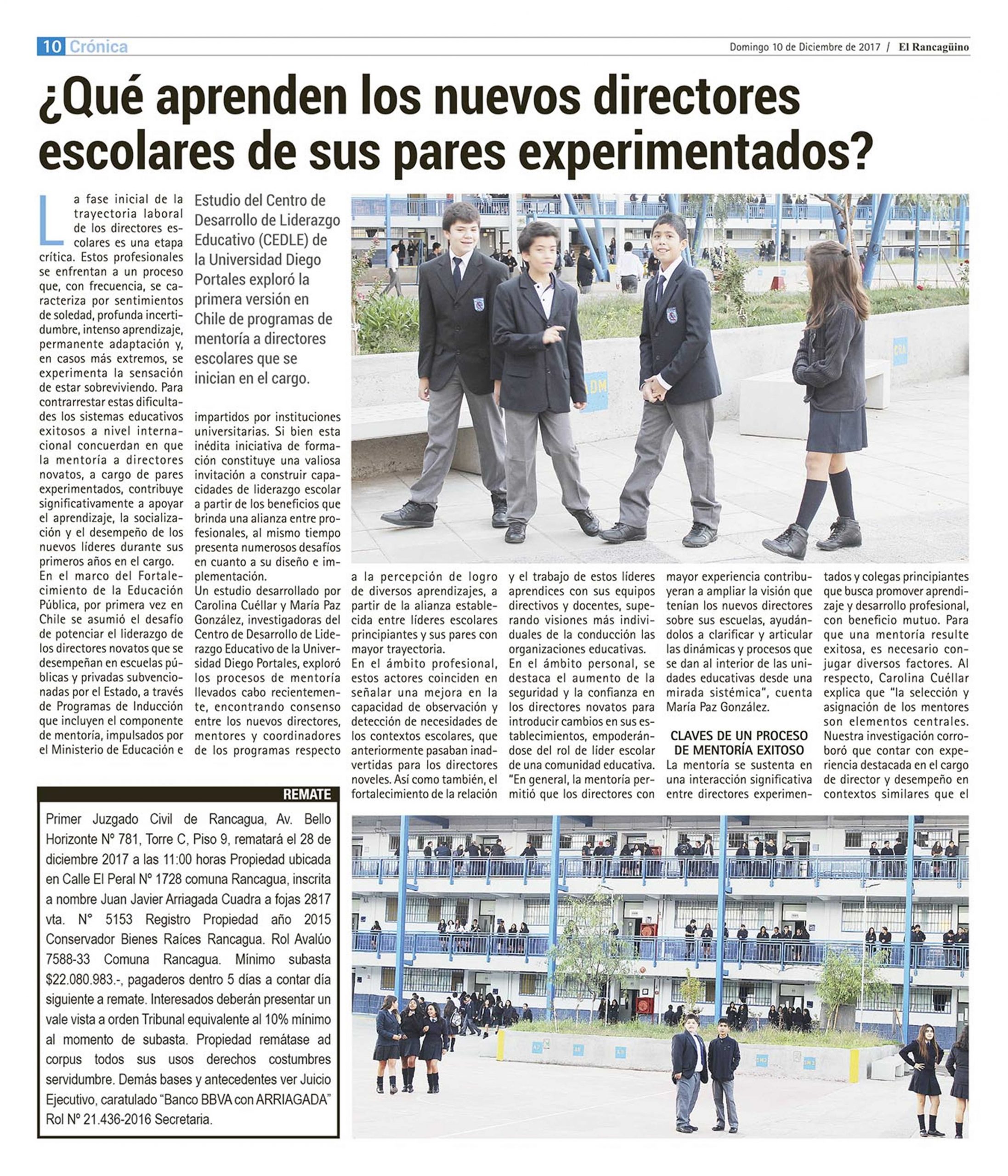 ¿Qué aprenden los nuevos directores escolares de sus pares ...